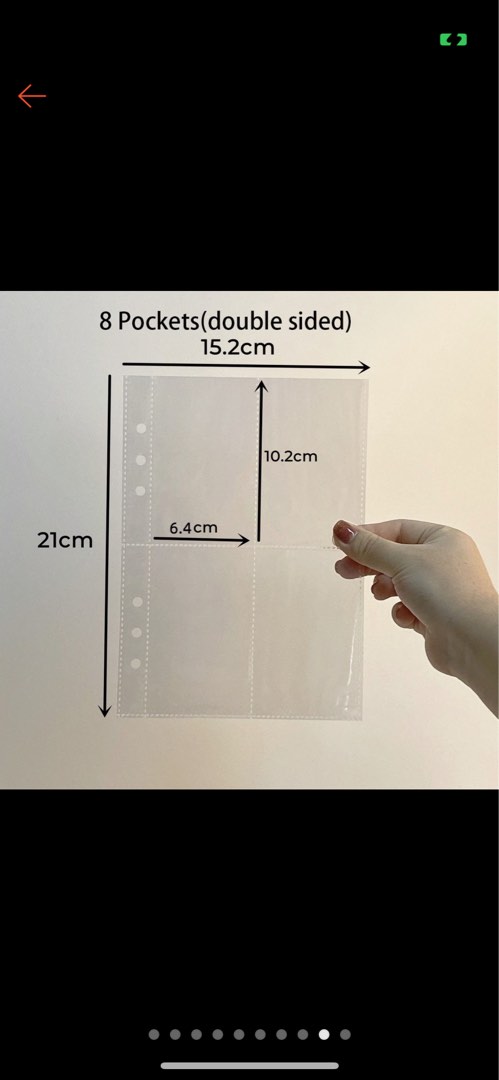 INS A5 Binder 6 holes photo card organiser, Hobbies & Toys, Stationery ...