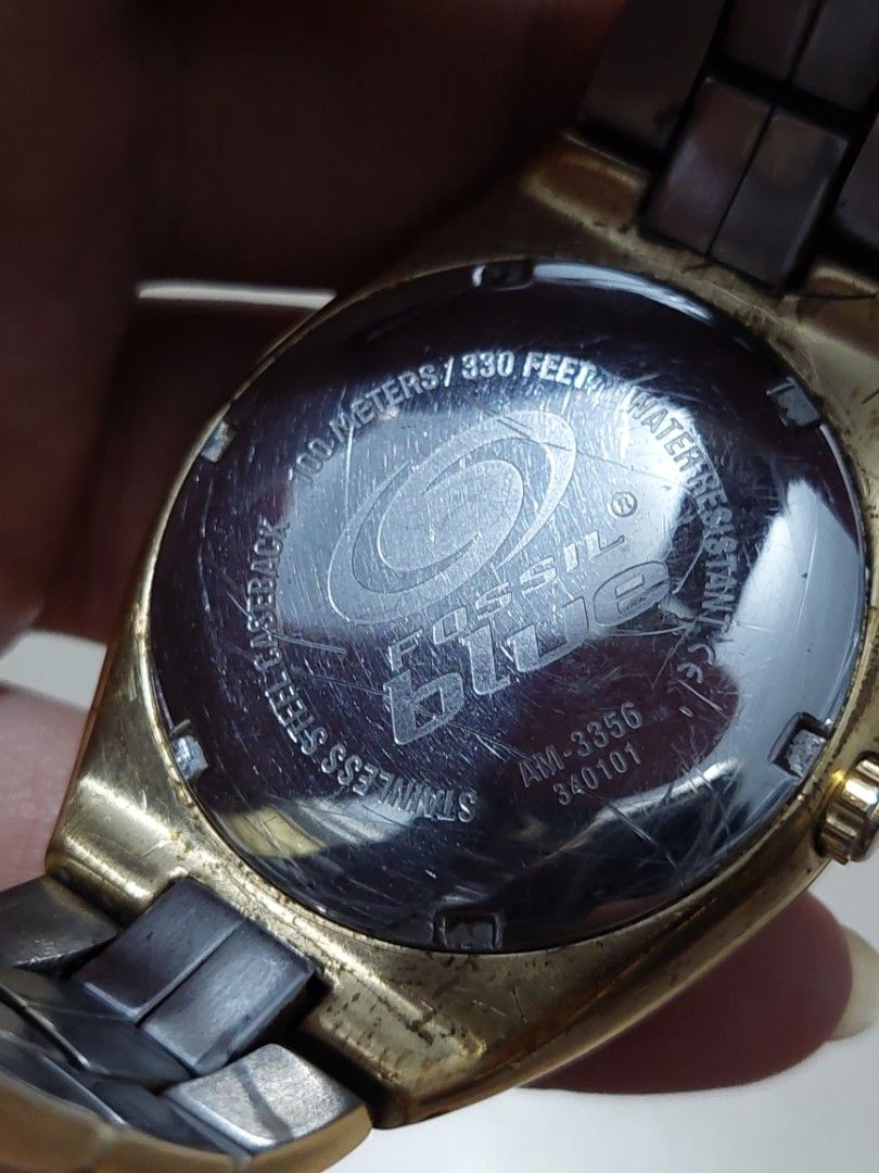 Jam Fossil Vintage Ori FS-2503 & Fossil Blue AM-3356 Pemakaian Wajar ...