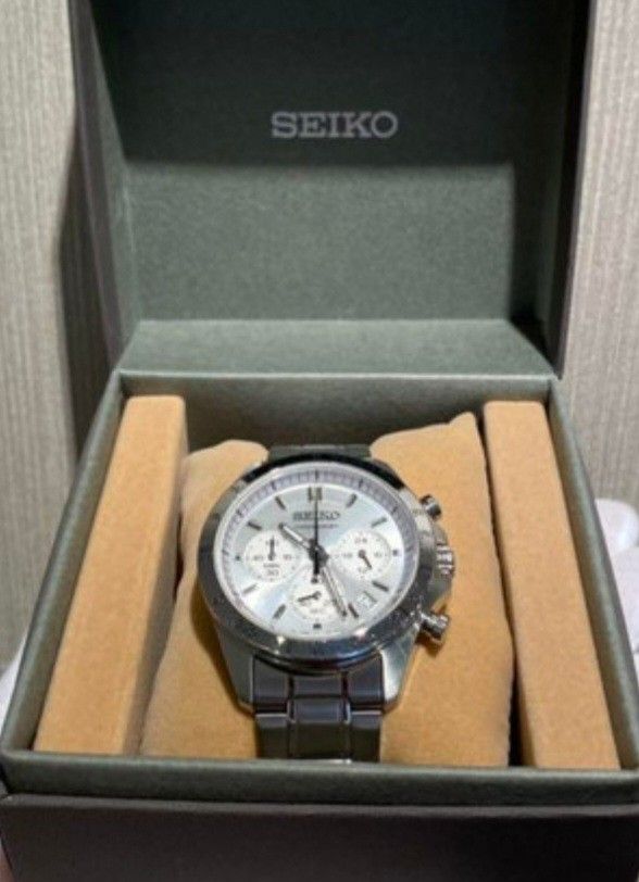*JDM*Seiko Spirit SBTR009 Chronograph Silver Dial Japan-made Men's ...
