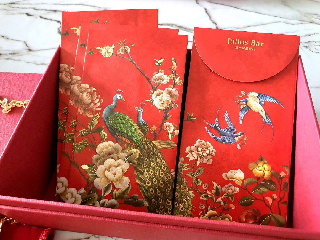 Julius Bar 2023 Red Packet Ang Pao Set Julius Baer, Hobbies & Toys ...