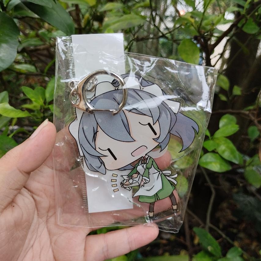 Kawaii Anime Girl Acrylic Charm, Hobbies & Toys, Toys & Games on Carousell