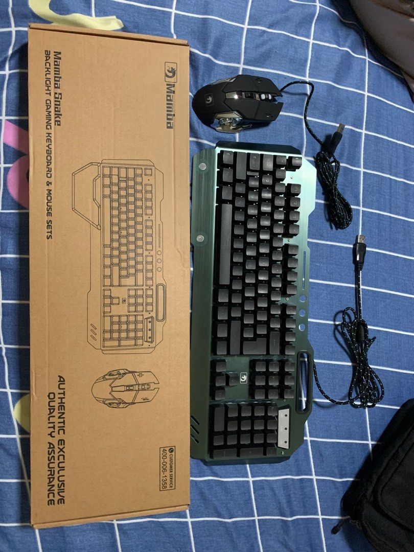 Mamba Snake Keyboard & Mouse (K618), Computers & Tech, Parts ...