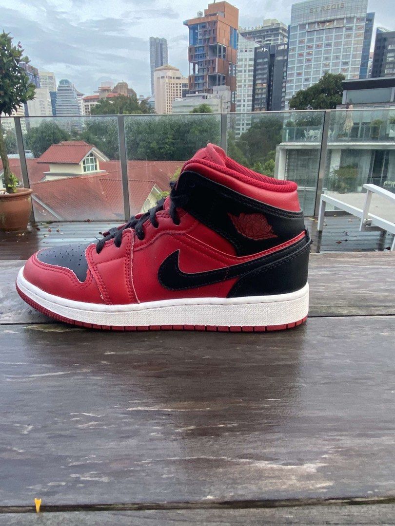 Kids Air jordan 1 Reverse Bred GS, Babies & Kids, Babies & Kids Fashion ...