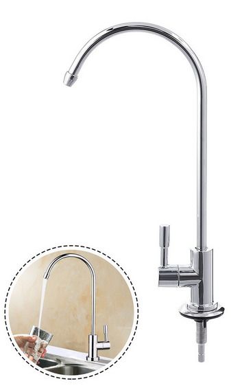 Kitchen 1/4 Inch RO Drinking Water Filter Faucet Reverse Osmosis System ...