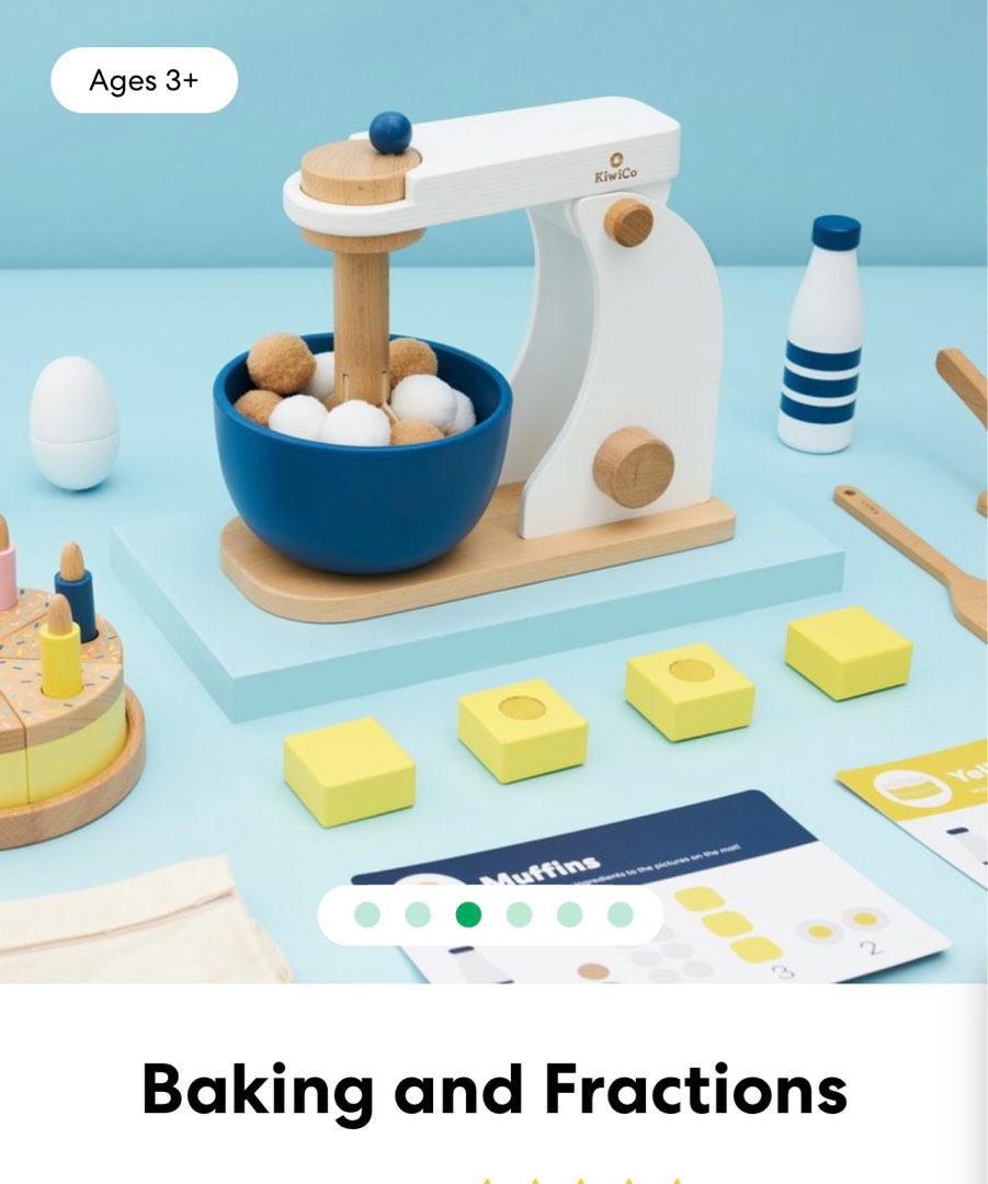 Kiwico Baking and Fractions - brand new, Hobbies & Toys, Toys & Games ...