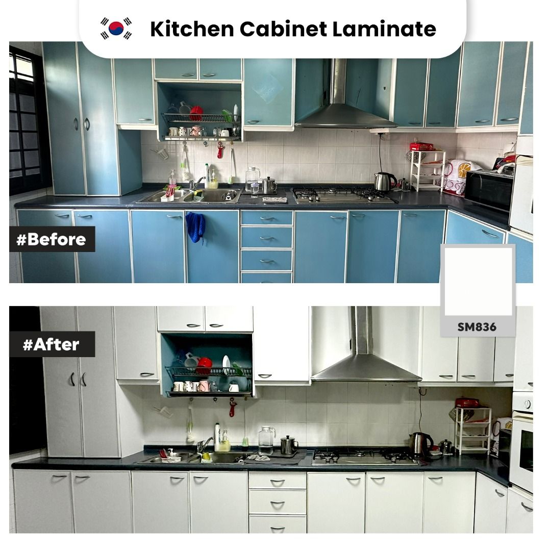 KOREA INFEEL Kitchen Laminate Cabinet Laminate / Kitchen Set Laminate ...