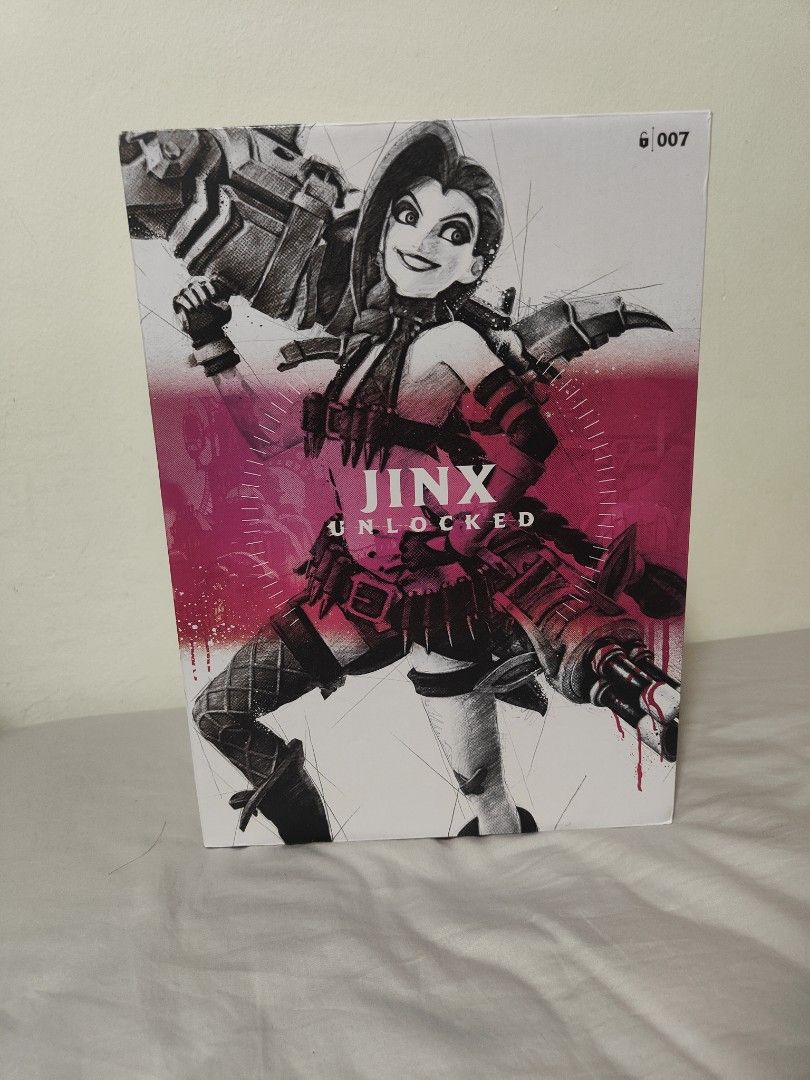 League of Legends LOL Jinx Statue Unlocked #007, Hobbies & Toys, Toys ...