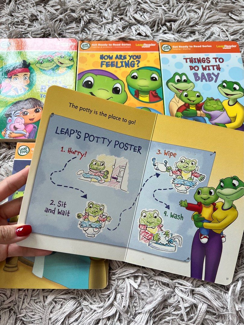 Leap Frog Leap Reader Junior (Set of 5 books), Hobbies & Toys, Books ...