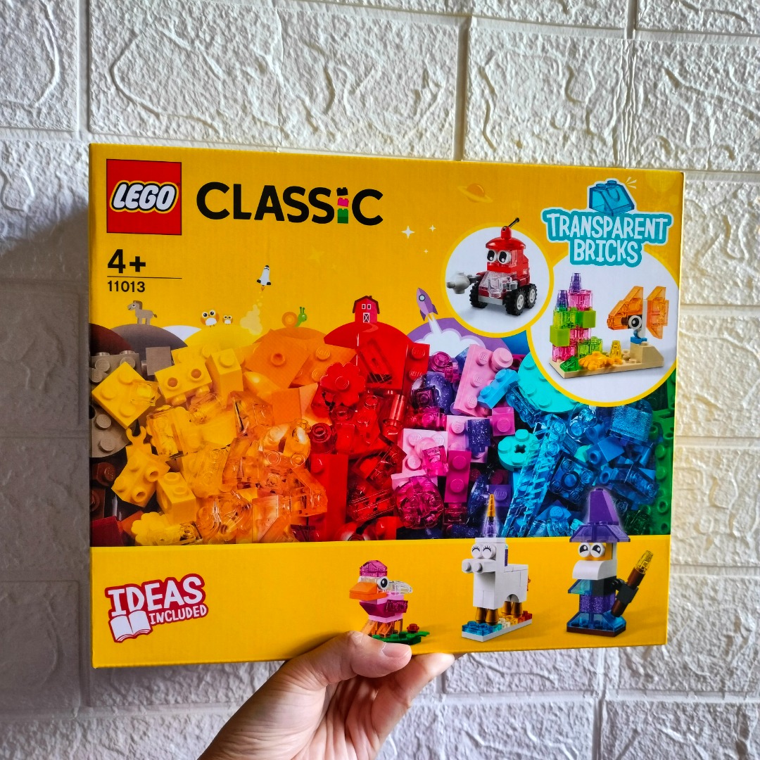 LEGO Classic Creative Transparent Bricks 11013, Hobbies & Toys, Toys ...