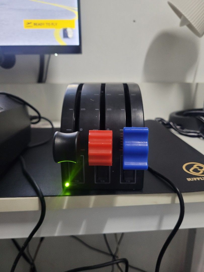 LOGITECH FLIGHT SIMULATOR YOKE AND THROTTLE QUADRANT, Video Gaming ...