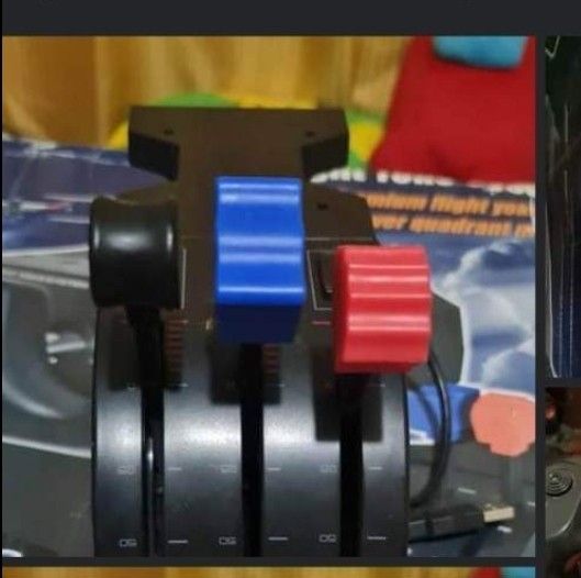 LOGITECH FLIGHT SIMULATOR YOKE AND THROTTLE QUADRANT, Video Gaming ...