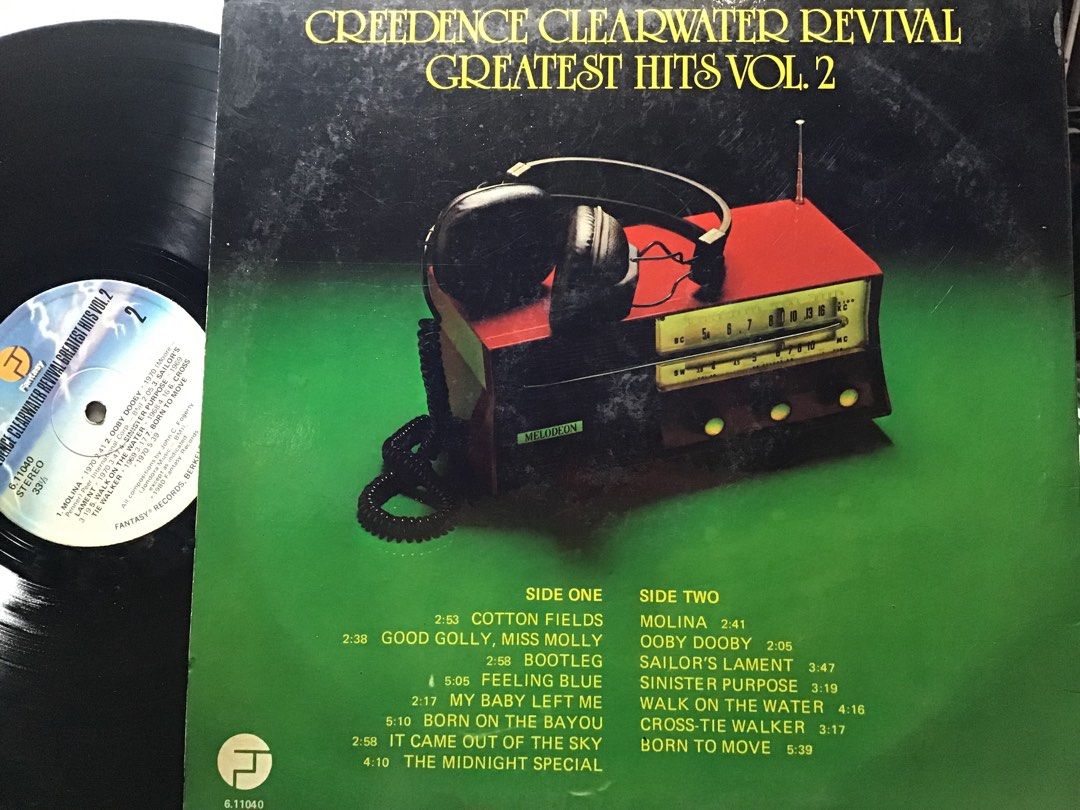 LP CCR Creedence Clearwater Revival - Greatest Hits vol 2 OOP VINYL ...