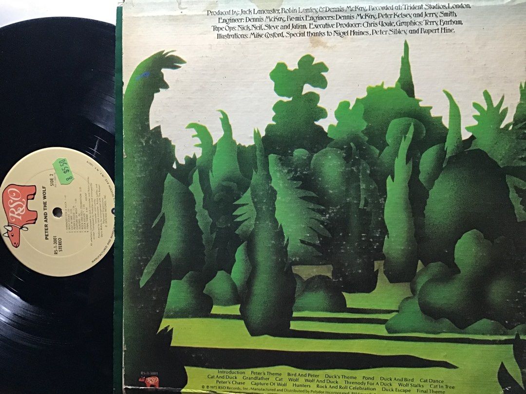LP Peter and the Wolf - Phil Collins Manfred Mann OOP VINYL RECORD ...