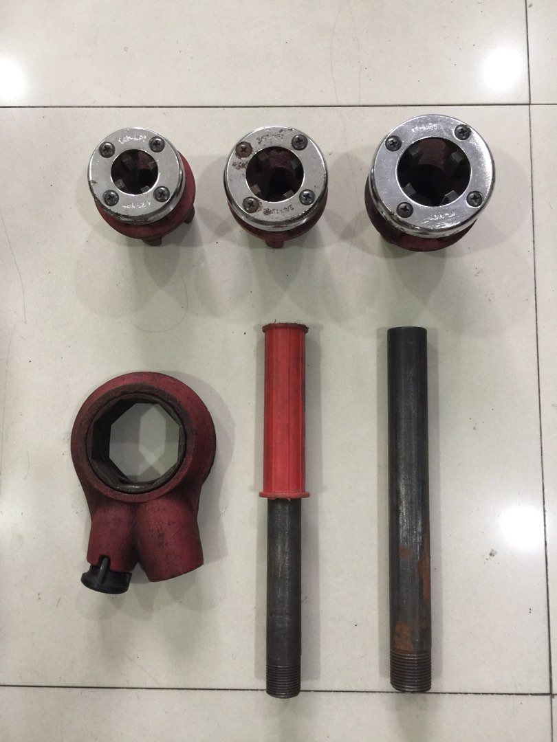 (HFS) Manual Ratchet Type Pipe Threader Set, Commercial & Industrial ...