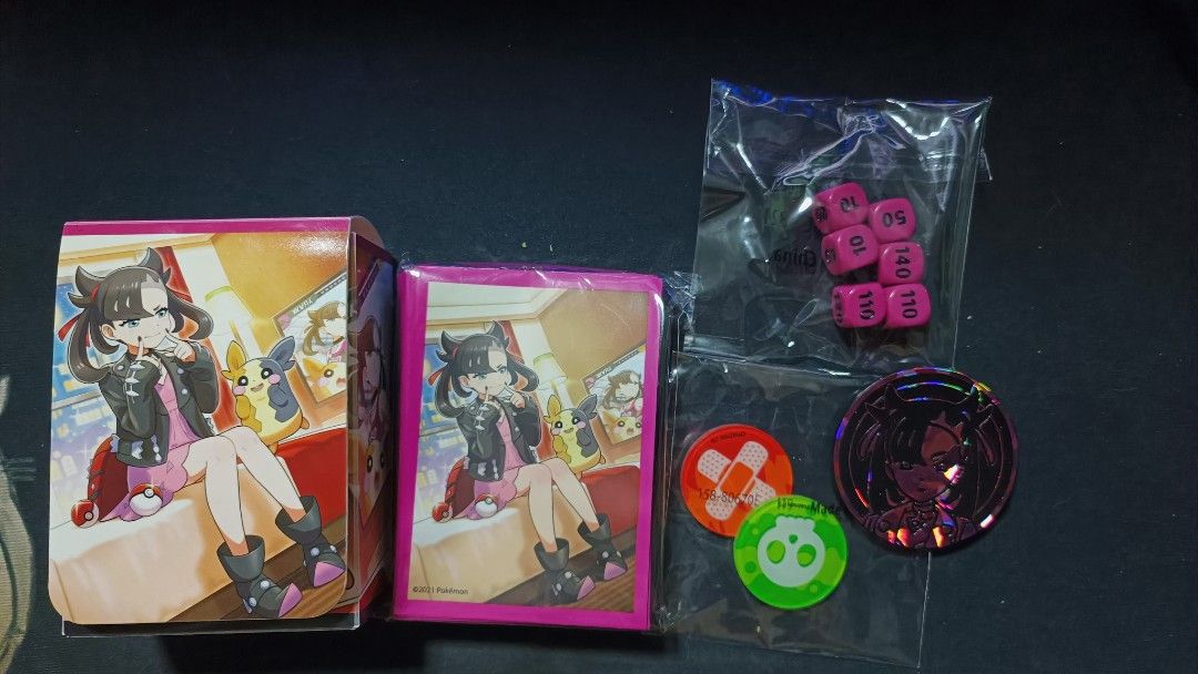 Marnie Card sleeve and deck box, Hobbies & Toys, Toys & Games on Carousell