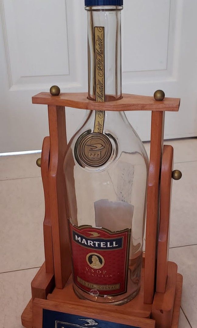MARTELL VSOP 3L Empty Bottle, Food & Drinks, Alcoholic Beverages on Carousell