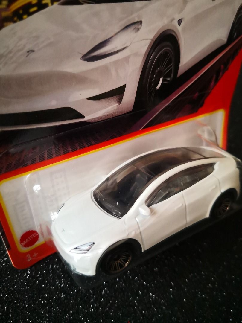 Matchbox Tesla Model Y White, Hobbies & Toys, Toys & Games on Carousell