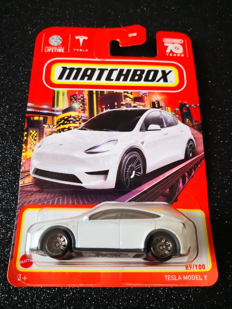 Matchbox Tesla Model Y White, Hobbies & Toys, Toys & Games on Carousell