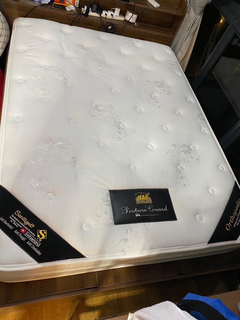 Max Coil Orthopedic Double Bed, Furniture & Home Living, Furniture, Bed ...