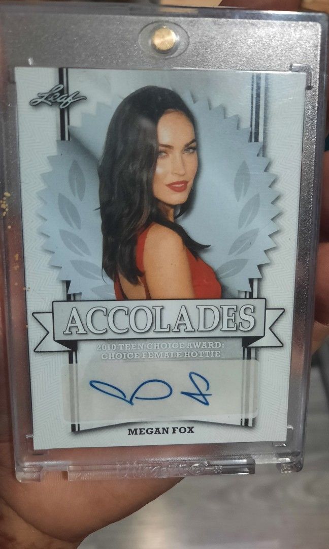 Megan Fox Autograph card ( authentic ), Hobbies & Toys, Memorabilia ...