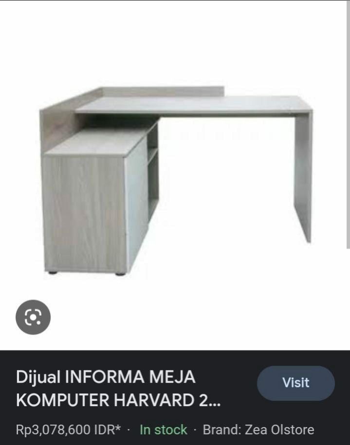 MEJA KANTOR INFORMA new segel dus, Perabotan Rumah di Carousell