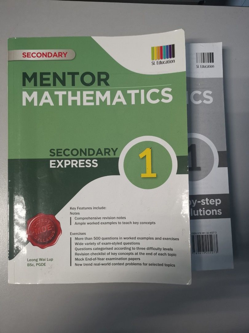 Mentor Mathematics: Sec 1 Exp, Hobbies & Toys, Books & Magazines ...