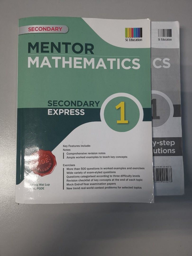 Mentor Mathematics: Sec 1 Exp, Hobbies & Toys, Books & Magazines, Assessment Books on Carousell