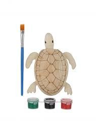 Miniso Painting Wooden Set Turtle, Hobbies & Toys, Stationary & Craft ...