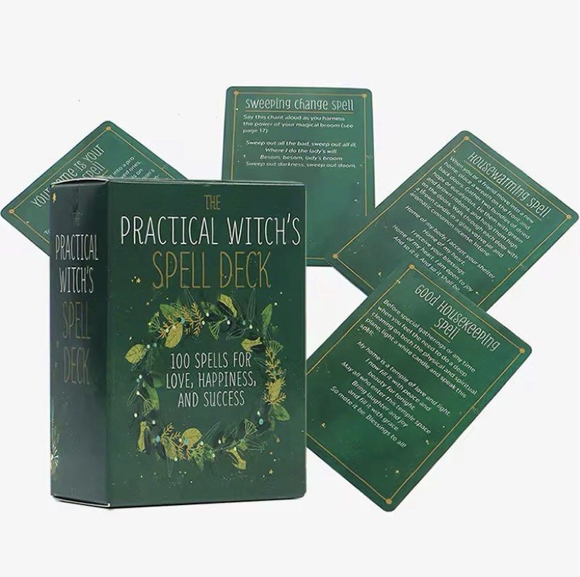 [MINT CONDITION] The Practical Witch’s Spell Cards Deck | English ...
