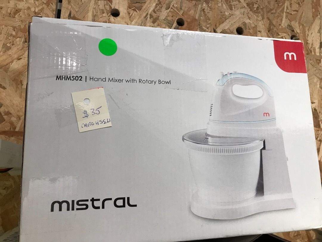 Mistral MHM502 cake mixer 2.5L, TV & Home Appliances, Kitchen ...