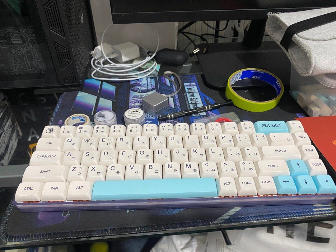 MODDED KEYBOARD WITH KEYBOARD MODDING TOOLS, Computers & Tech, Parts ...