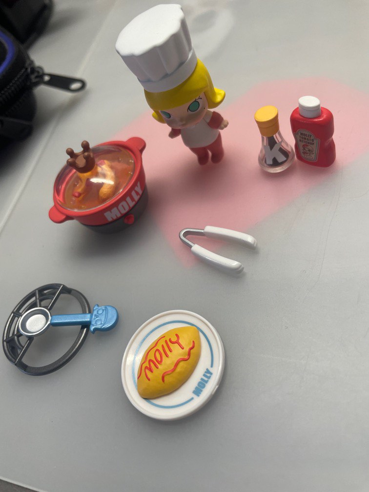 molly cooking popmart, Hobbies & Toys, Toys & Games on Carousell