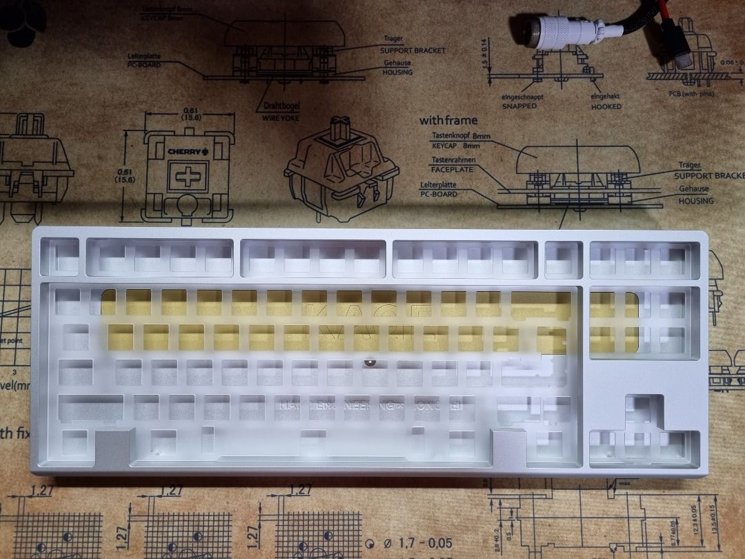 Monokei x Hand Engineering Kage (Silver, WKL), Computers & Tech, Parts ...