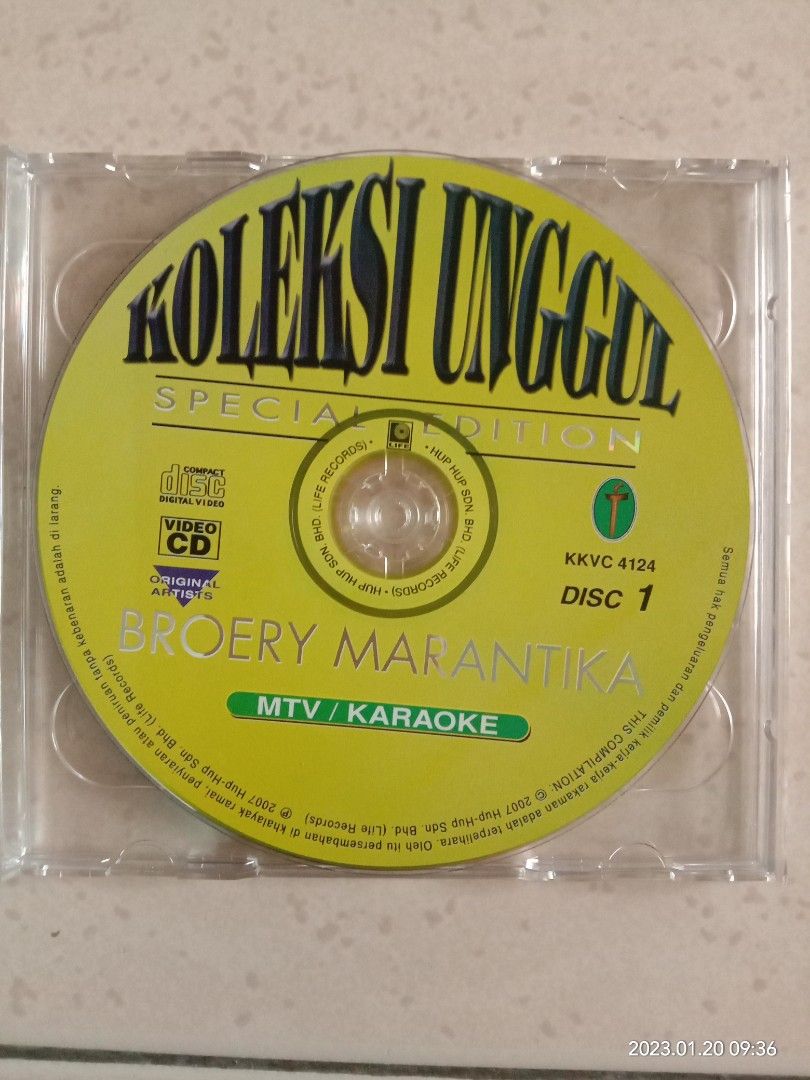 MTV karaoke vcd Broery marantika, Hobbies & Toys, Music & Media, CDs & DVDs on Carousell