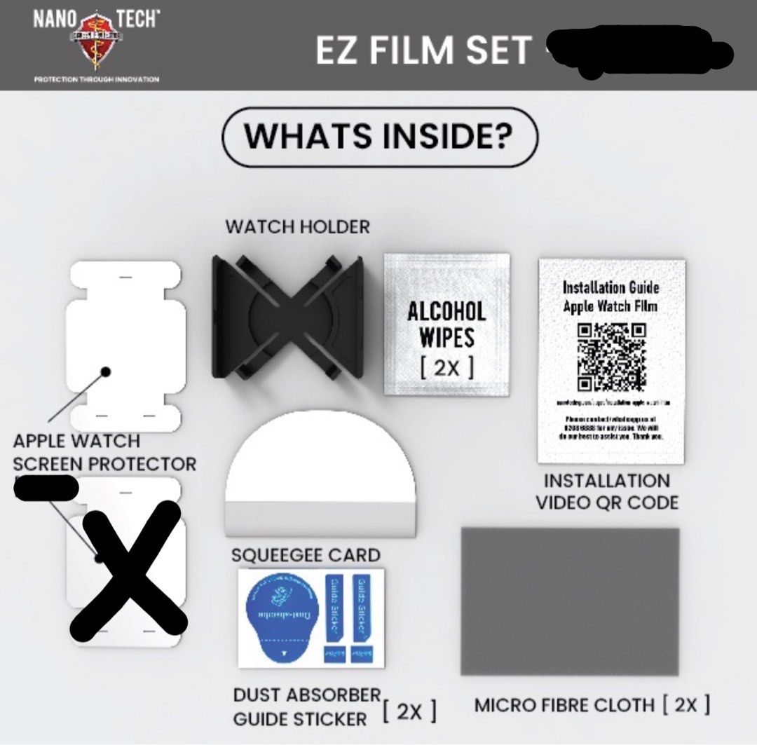Nanotech EZ Hydrogen Film - 45MM Apple Watch Series 8, Computers & Tech ...