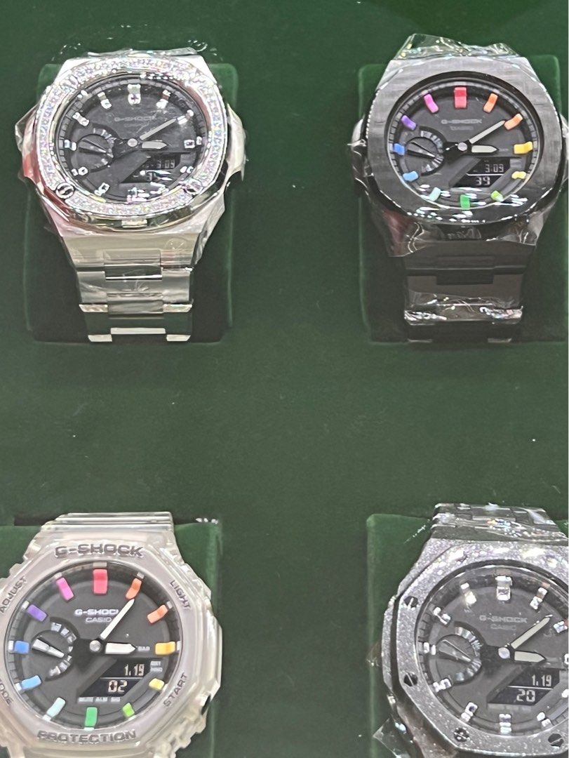 Nautilus custom gshock crystal custom Casio ga2100 ga2110 gab2100, Men ...