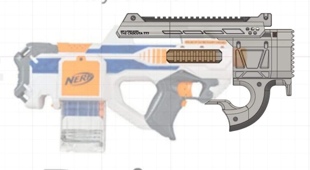 Nerf Rayven / Rayven fire mod P90, 興趣及遊戲, 玩具 & 遊戲類 - Carousell
