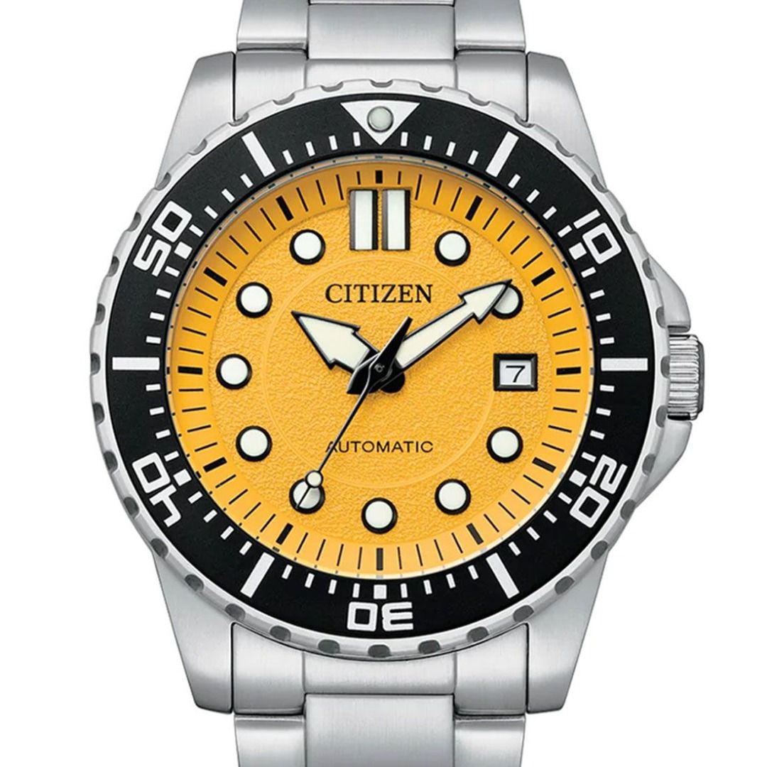 New Arrival Brand New Citizen Urban Yellow Dial Automatic Stainless ...