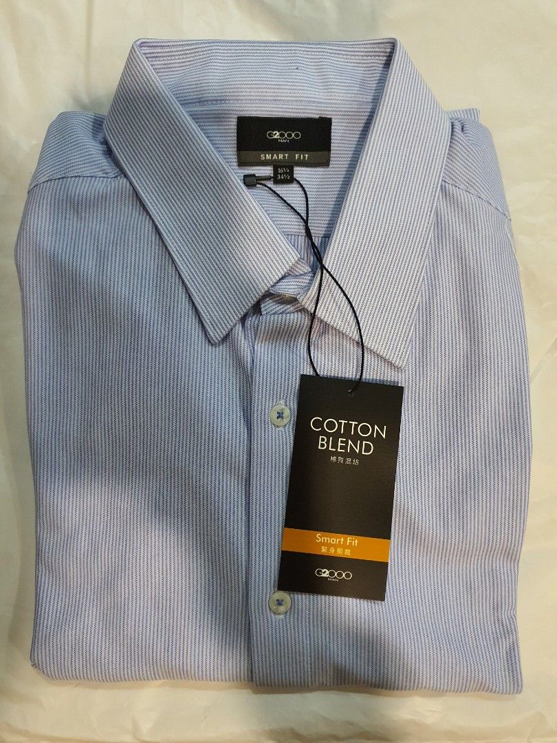 New G2000 Men Long Sleeve Business Shirt, Men's Fashion, Tops & Sets ...