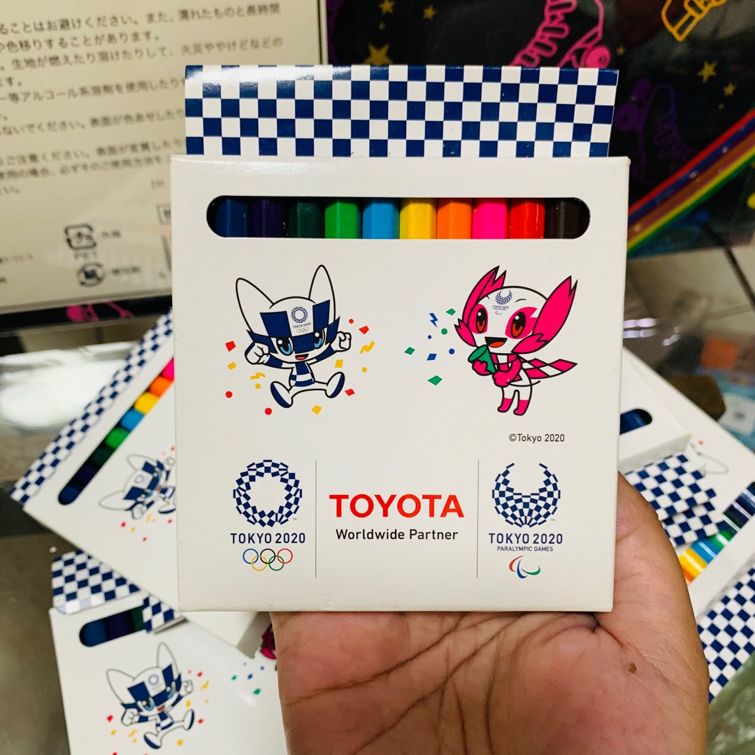 New Mini Colored Pencil Set Tokyo Olympics 2020 Toyota, Hobbies & Toys ...