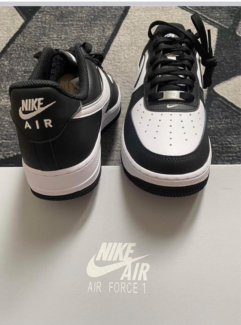 nike air force 1 low white swoosh panda, Men's Fashion, Footwear ...