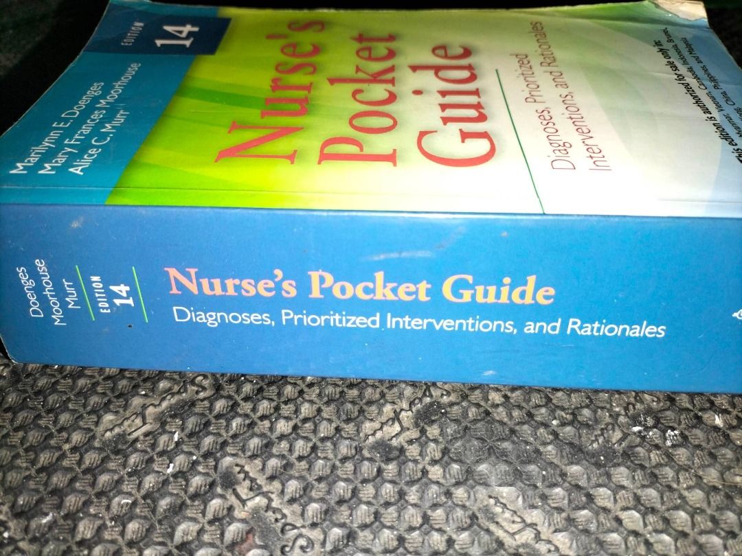 NURSE'S POCKET GUIDE ( NANDA 14 EDITION), Hobbies & Toys, Books ...