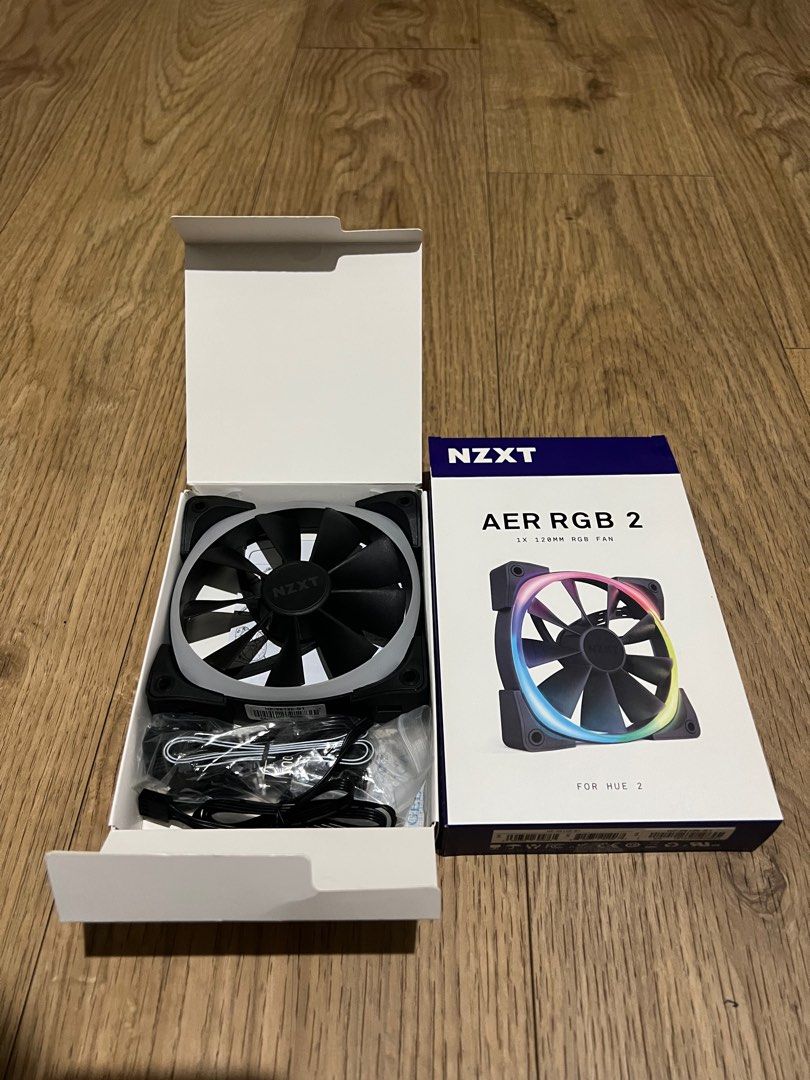 NZXT AER RGB 2 120mm Case Fan, Computers & Tech, Parts & Accessories ...