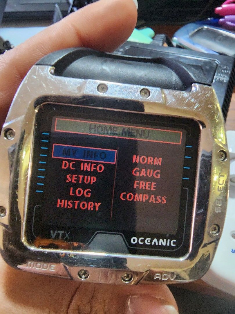 Oceanic Vtx Tec dive computer, Sports Equipment, Sports & Games, Water ...