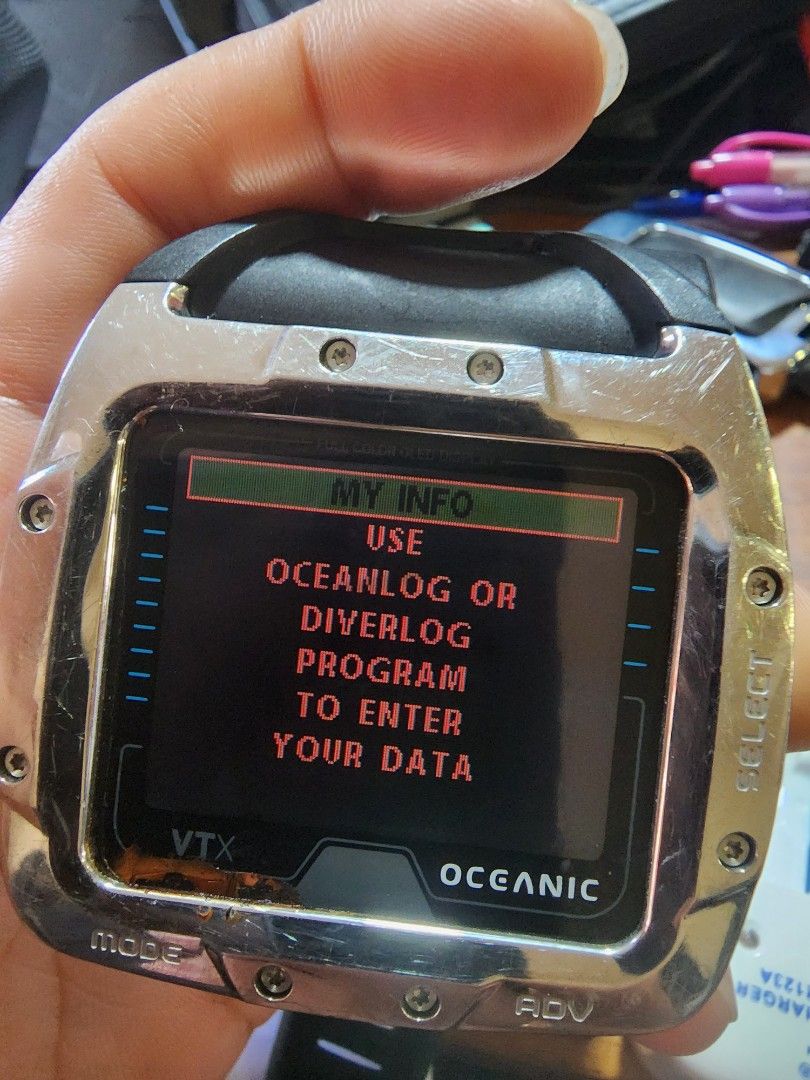 Oceanic Vtx Tec dive computer, Sports Equipment, Sports & Games, Water ...