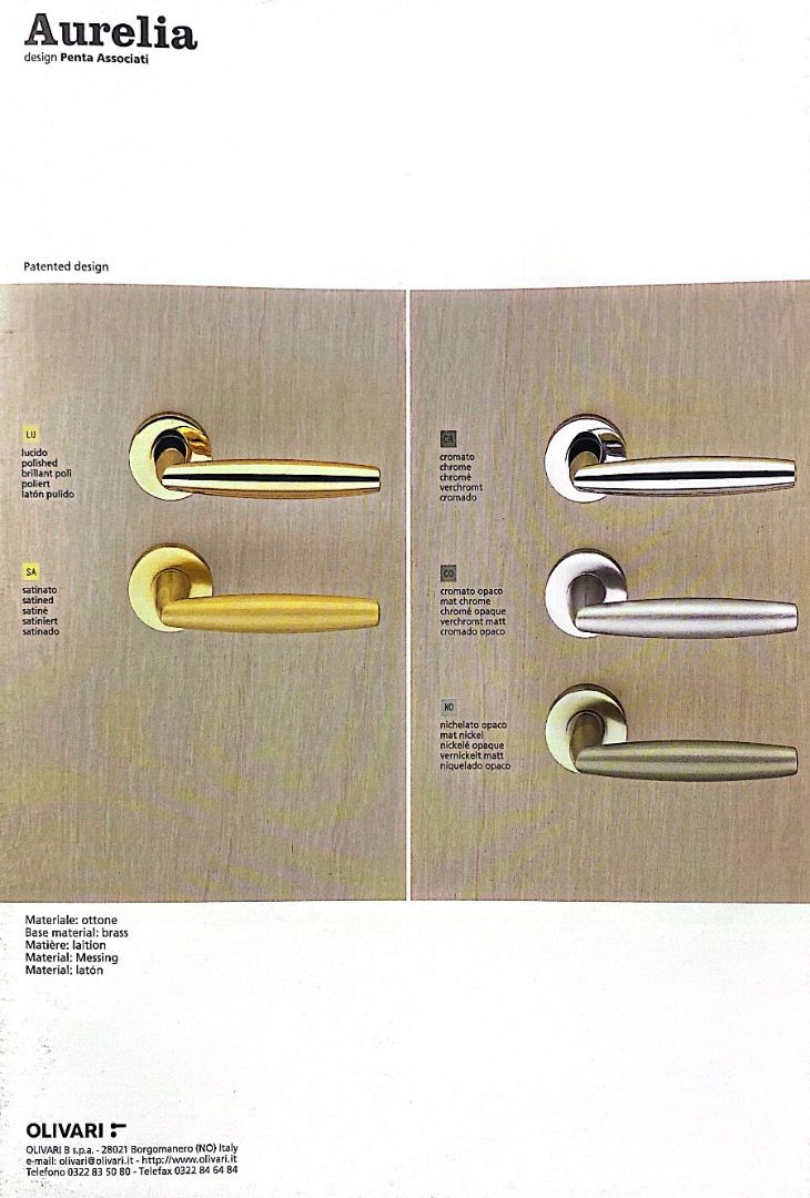 Olivari Aurelia CO/NO/LU, Furniture & Home Living, Security & Locks ...