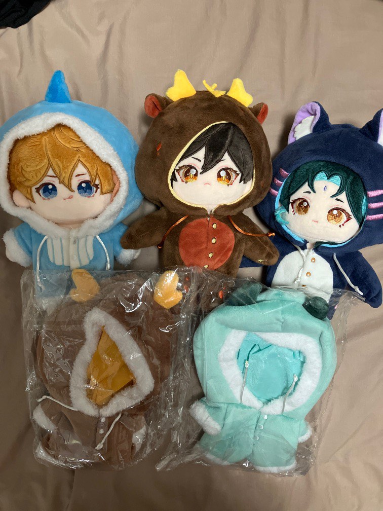 Omodoki Genshin Impact Zhongli Xiao Childe Doll Plush, Hobbies & Toys ...