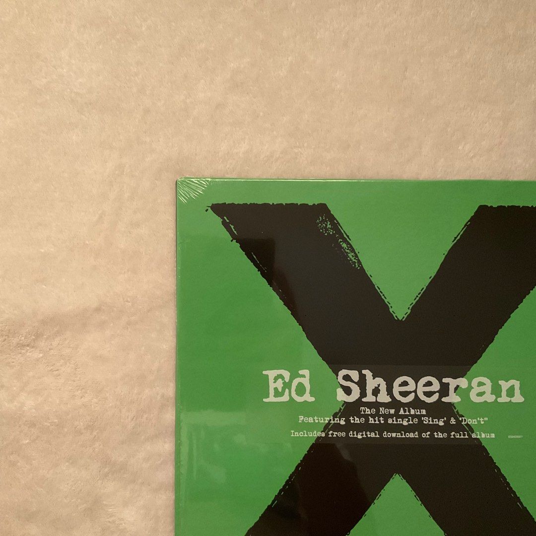 [On Hand] Ed Sheeran - X (Multiply) Vinyl LP Plaka, Hobbies & Toys, Music & Media, Vinyls on ...