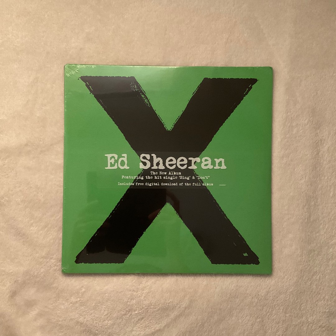 [On Hand] Ed Sheeran - X (Multiply) Vinyl LP Plaka, Hobbies & Toys, Music & Media, Vinyls on ...