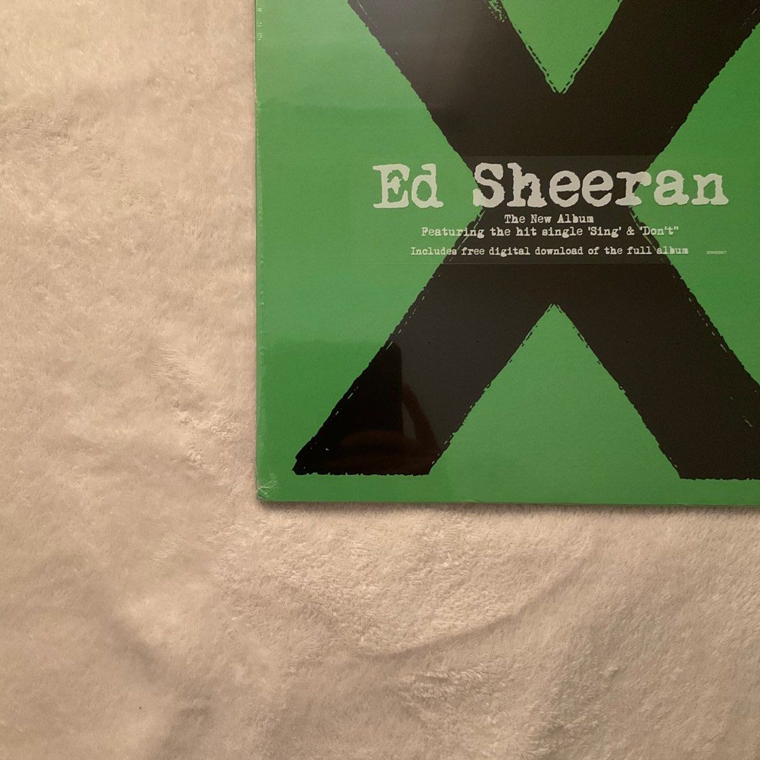[On Hand] Ed Sheeran - X (Multiply) Vinyl LP Plaka, Hobbies & Toys, Music & Media, Vinyls on ...